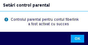 Configurarea Controlului Parental pentru un cont fiberlink RCS-RDS ...