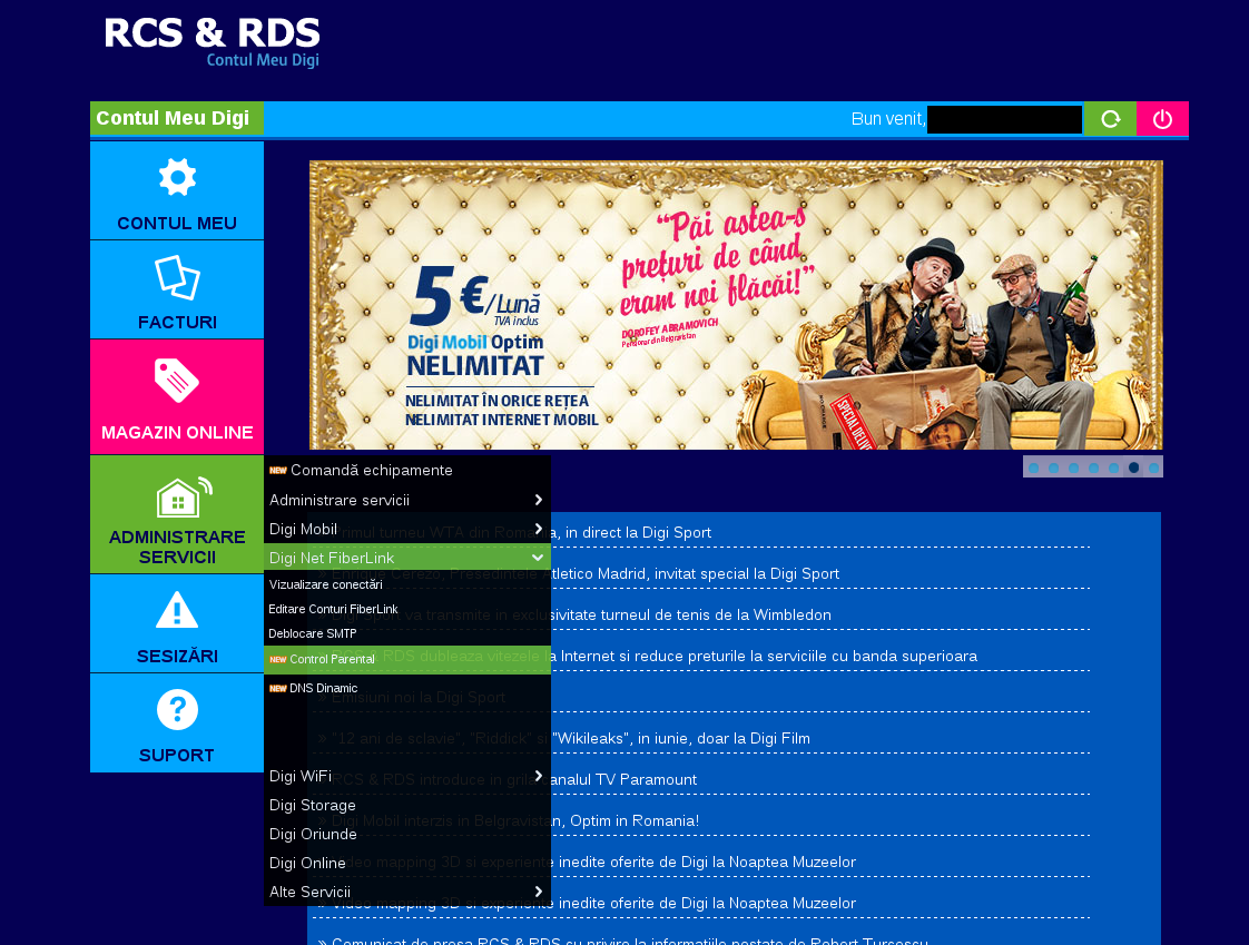 Configurarea Controlului Parental pentru un cont fiberlink RCS-RDS ...